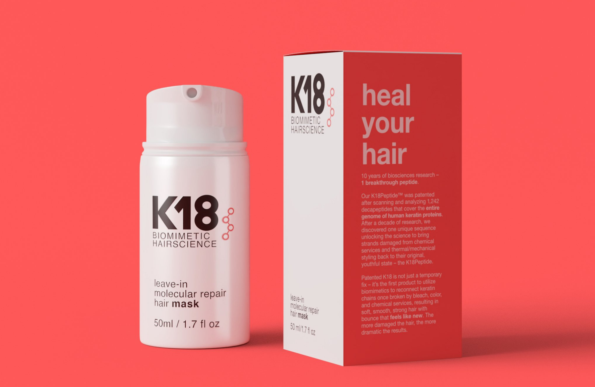 K18 Leave-in Repair Mask voor gezond en veerkrachtig haar